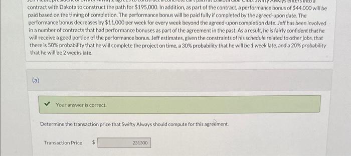 Solved contract with Dakota to construct the path for | Chegg.com
