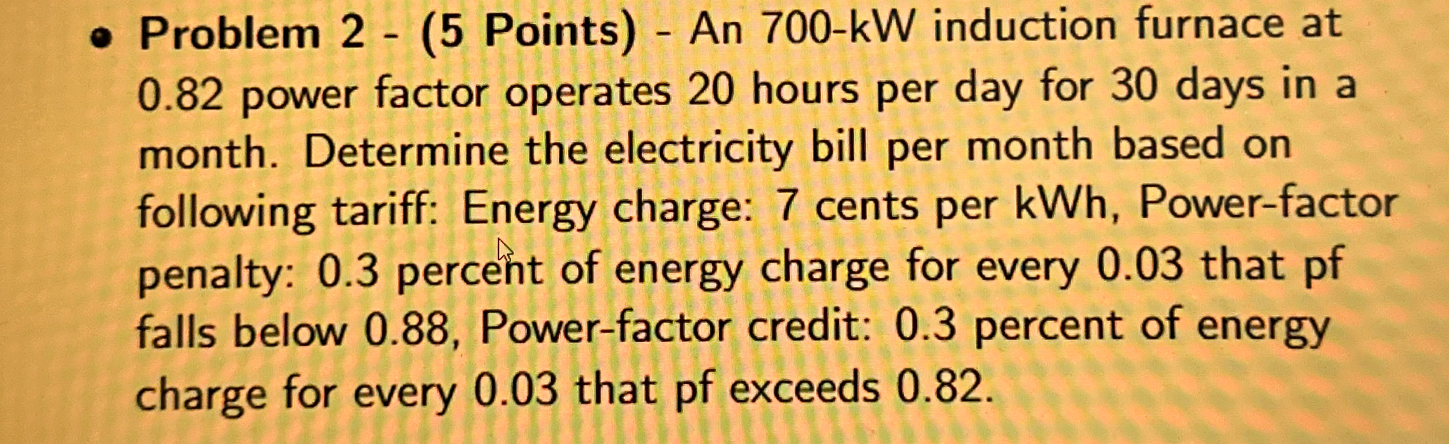 Solved Problem 2 - (5 ﻿Points) - ﻿An 700-kW induction | Chegg.com