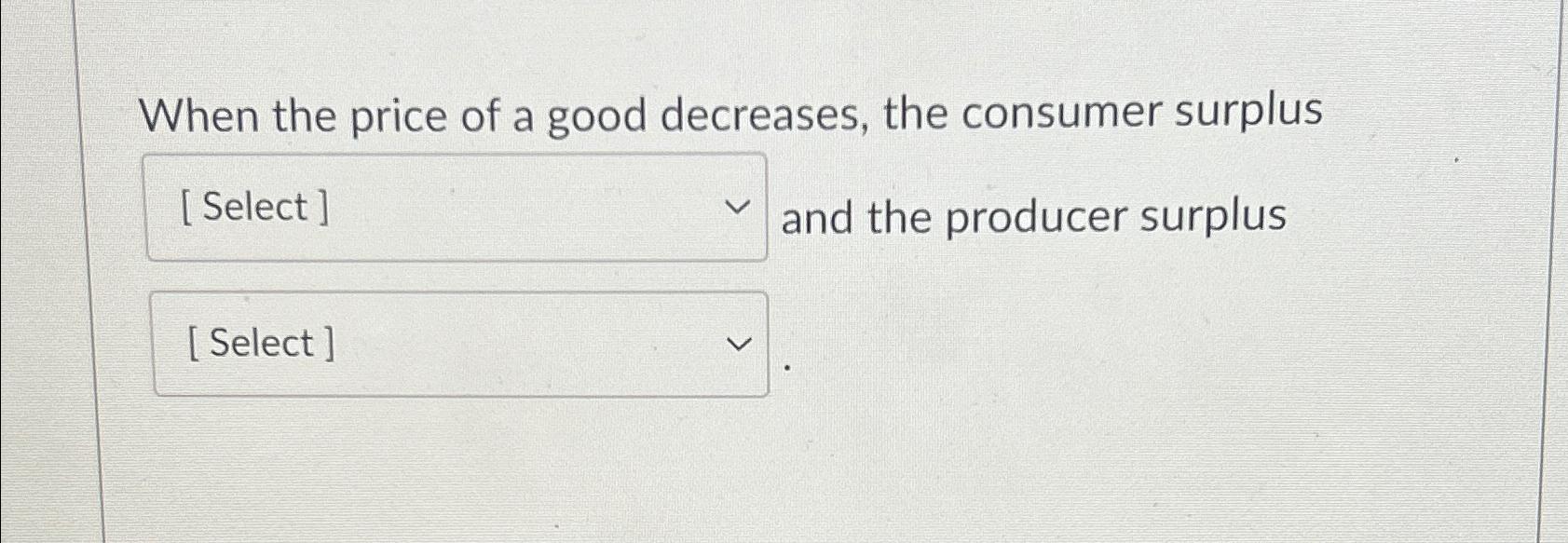 Solved When the price of a good decreases, the consumer | Chegg.com
