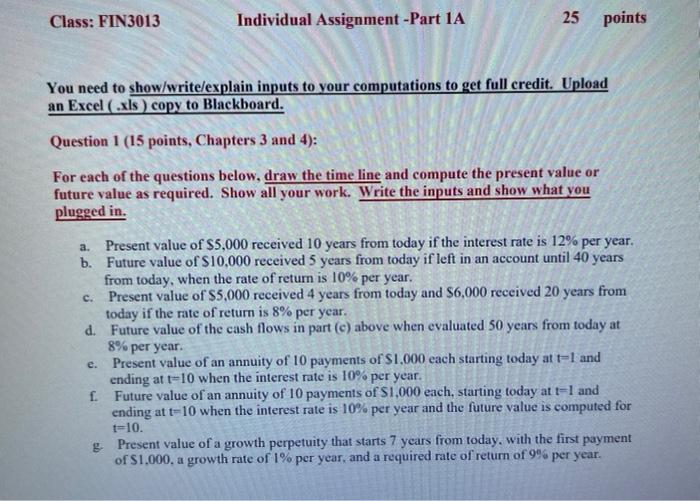 You need to show/write/explain inputs to your | Chegg.com