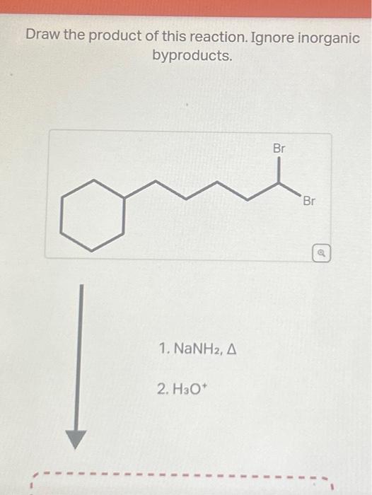 Solved Draw the product of this reaction. Ignore inorganic | Chegg.com