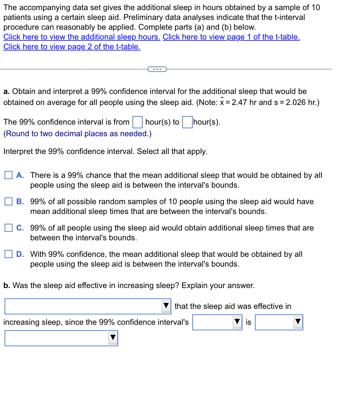 Solved When estimating an unknown parameter, what does the | Chegg.com