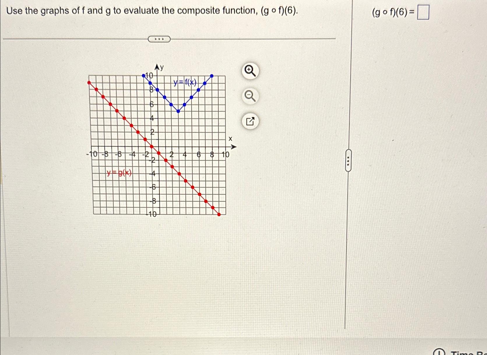 Solved Use the graphs of f ﻿and g ﻿to evaluate the composite | Chegg.com