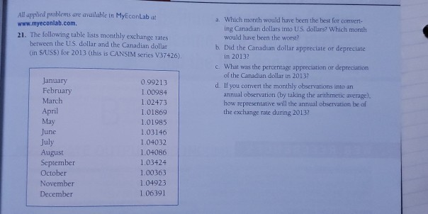 Solved All applied problems are available in MyEconLab at | Chegg.com