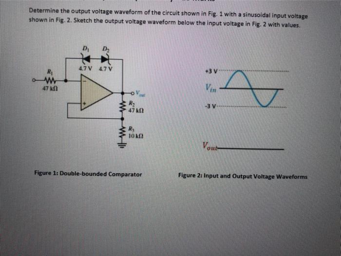 Solved Determine the output voltage waveform of the circuit | Chegg.com