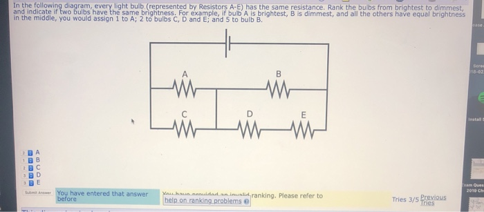 Solved In the following diagram, every light bulb | Chegg.com