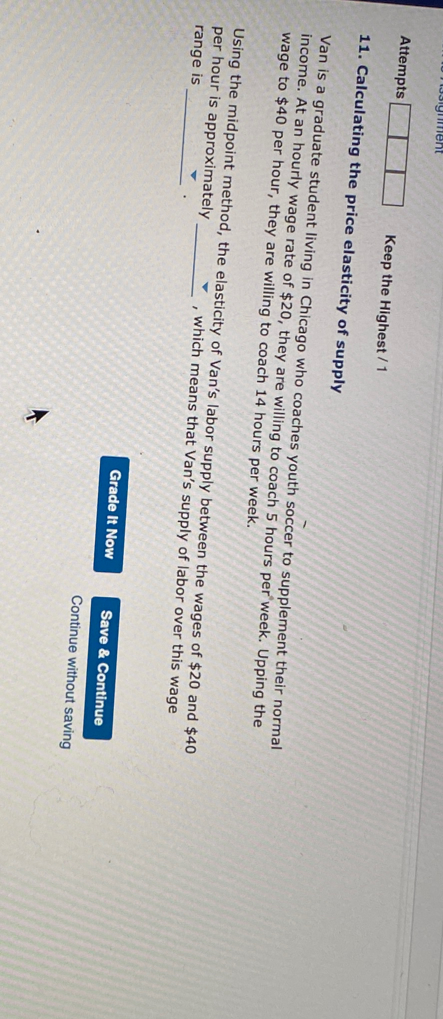 Solved AttemptsKeep the Highest / 111. ﻿Calculating the | Chegg.com