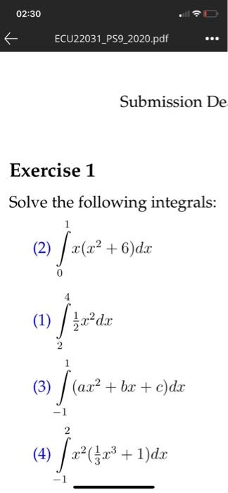 Solved 02:30 ECU22031_PS9_2020.pdf ... Submission De | Chegg.com
