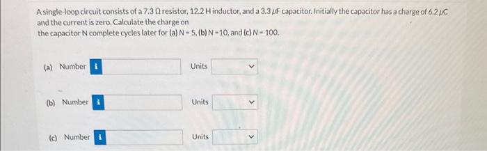 Solved A single-loop circuit consists of a 7.3Ω resistor, | Chegg.com