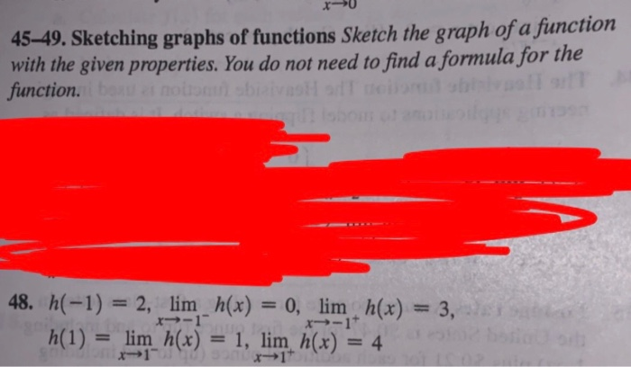 Solved U 45–49. Sketching graphs of functions Sketch the | Chegg.com