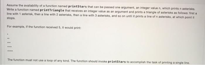 Solved Assume the availability of a function named | Chegg.com