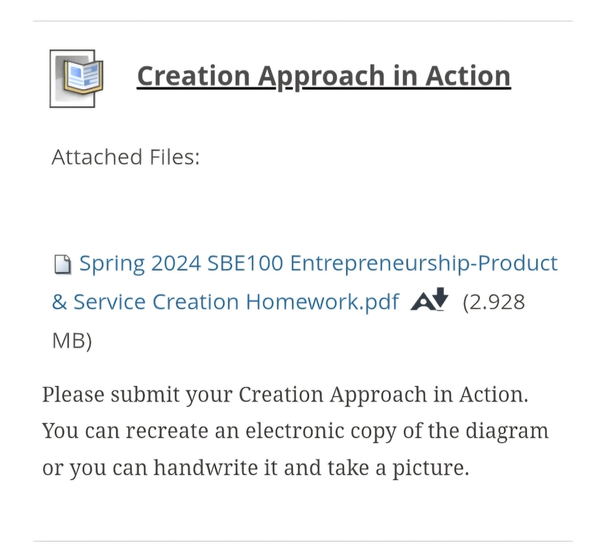 Solved Creation Approach in ActionAttached Files:Spring 2024 | Chegg.com