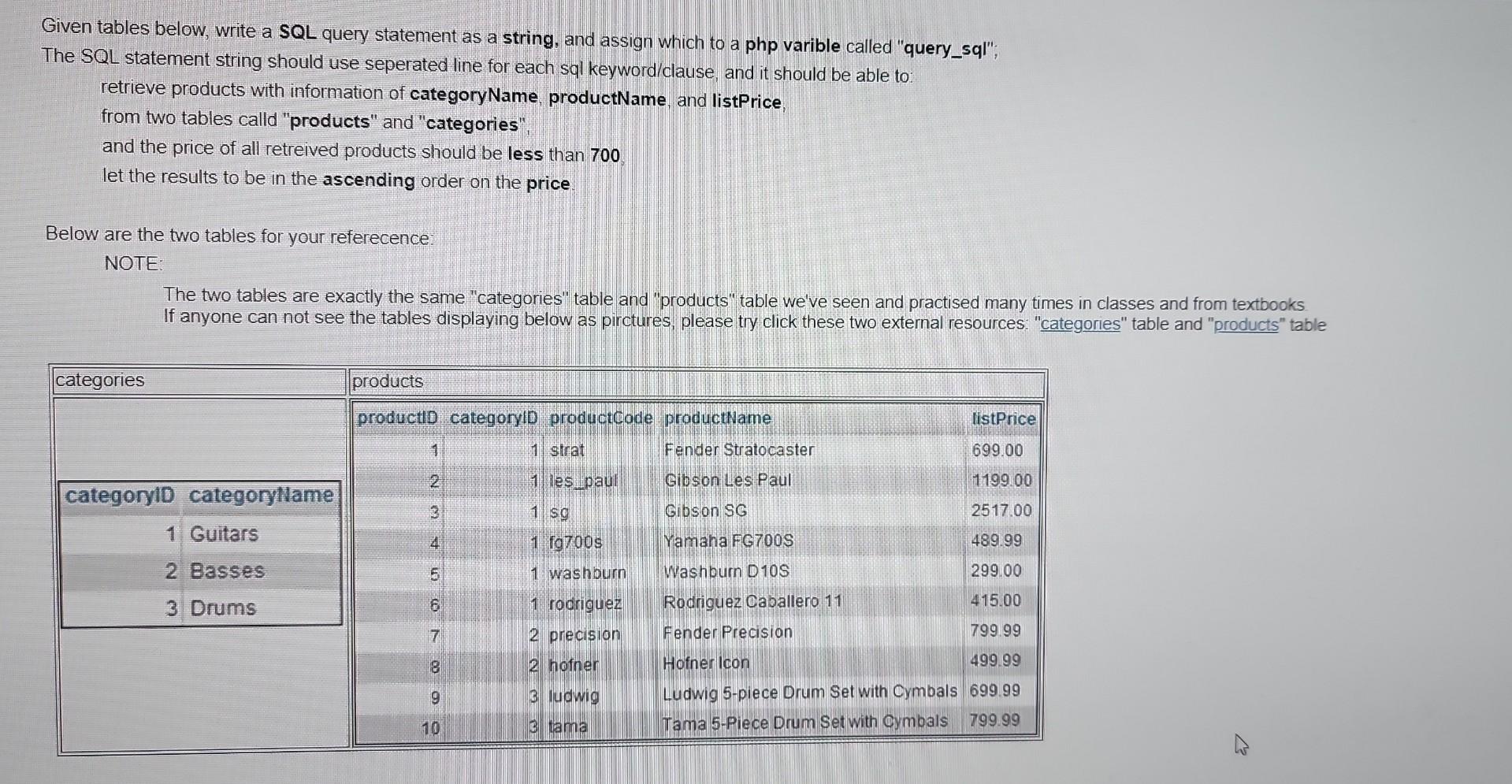 Solved Topic: SQL, Answer the question within 1 hour. I'll | Chegg.com