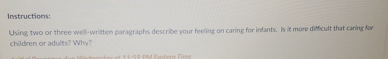 Solved Instructions:Using two or three well-written | Chegg.com