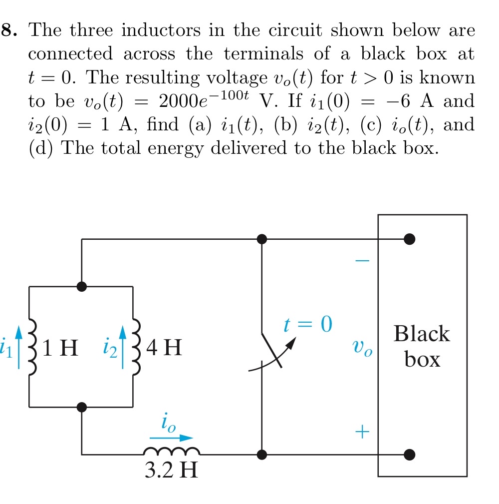 Solved The three inductors in the circuit shown below are | Chegg.com