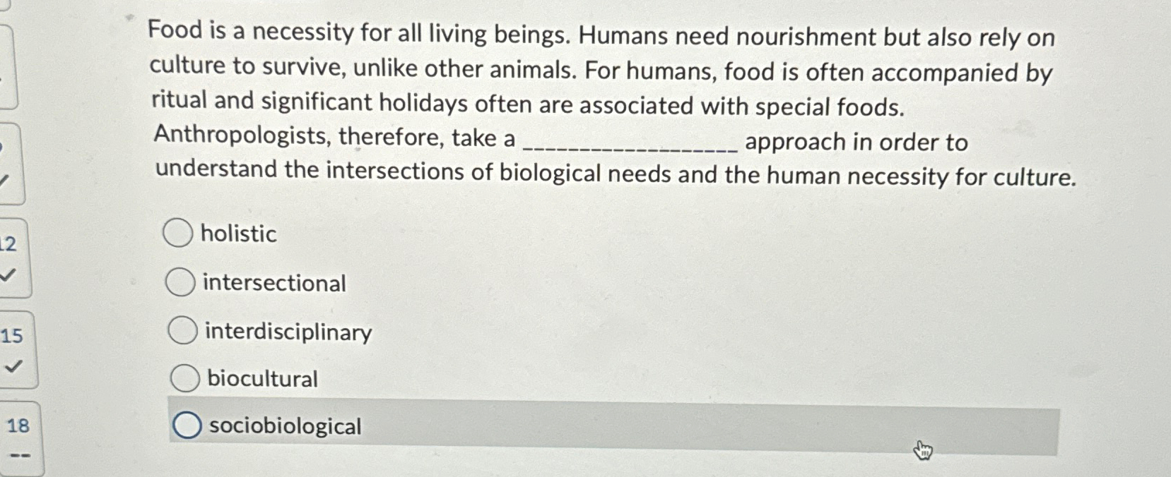 Solved Food is a necessity for all living beings. Humans | Chegg.com