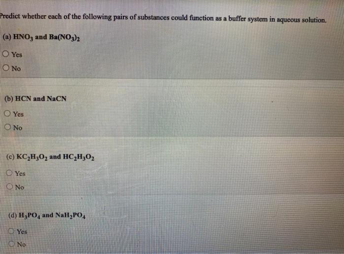 Solved Predict whether each of the following pairs of | Chegg.com