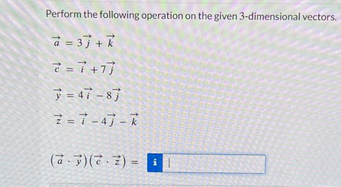 Solved Perform the following operation on the given | Chegg.com