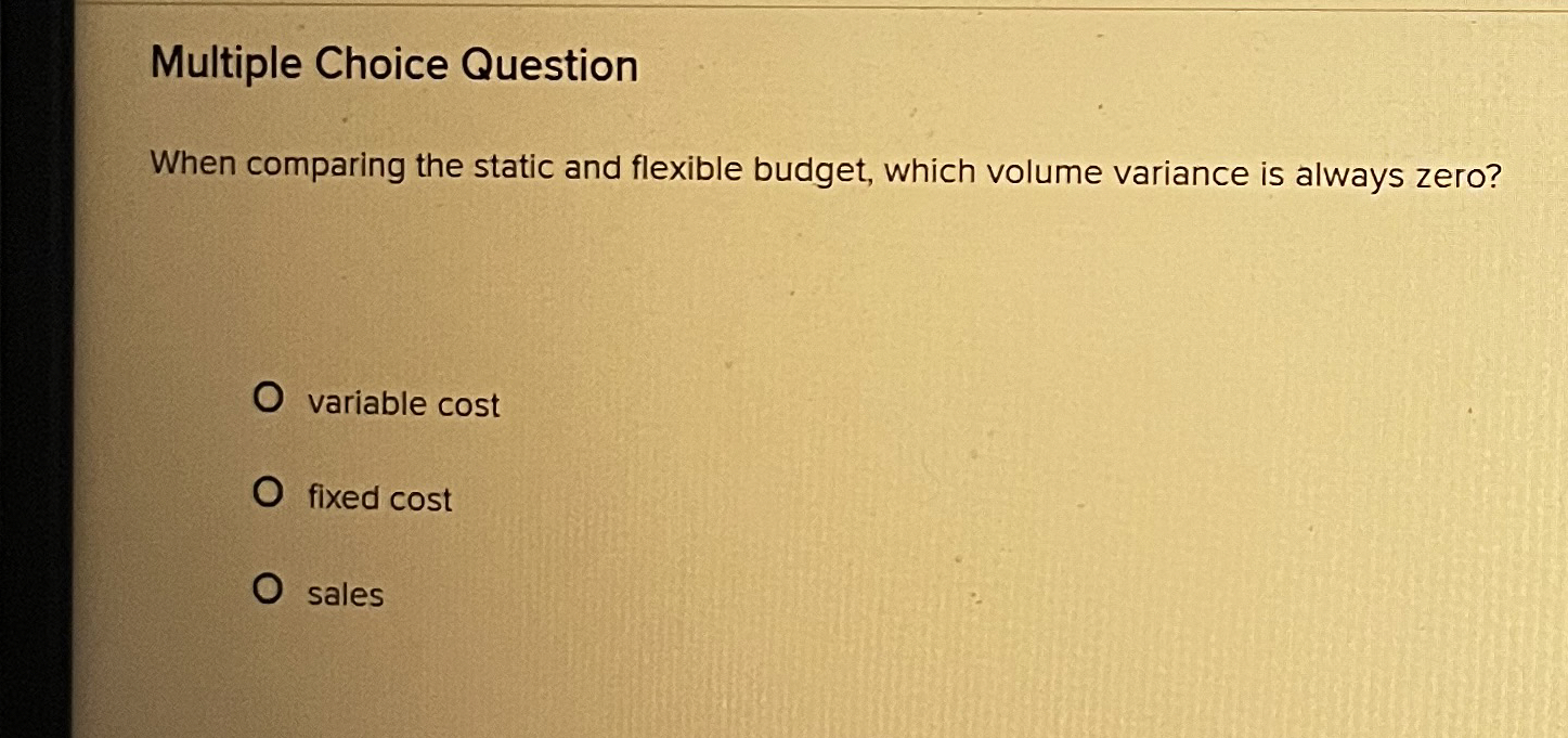 Solved Multiple Choice QuestionWhen comparing the static and | Chegg.com