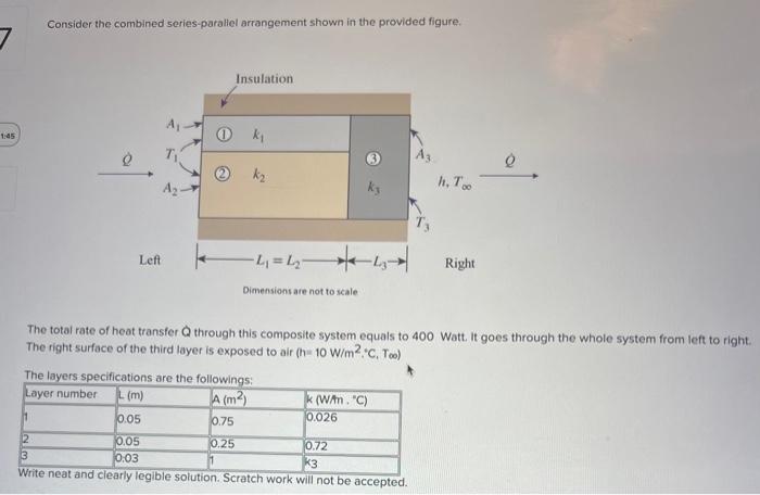 Solved Consider the combined series-parallel arrangement | Chegg.com