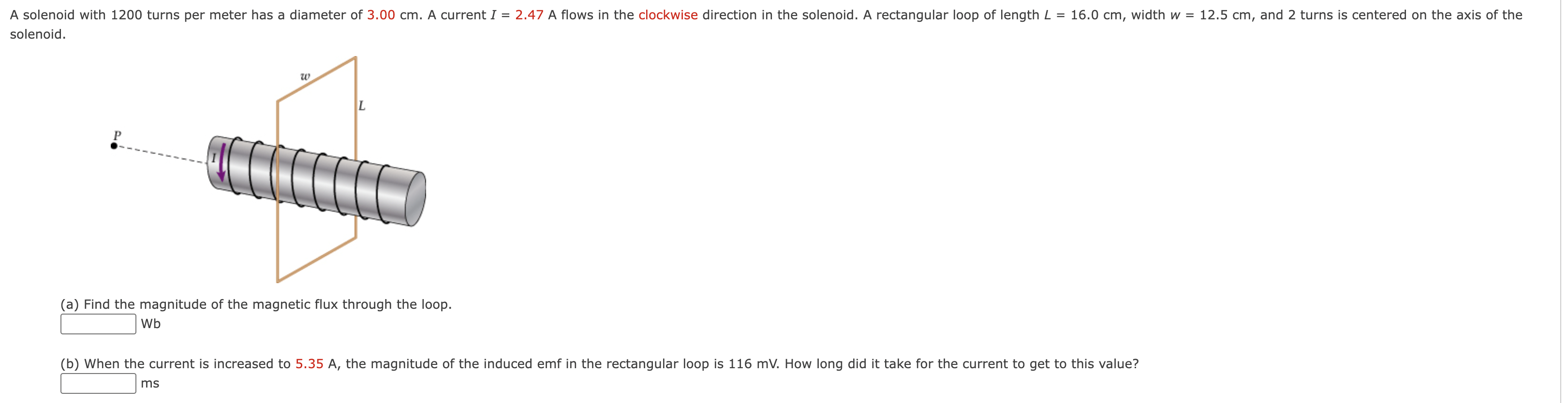 Solved solenoid. (a) ﻿Find the magnitude of the magnetic | Chegg.com
