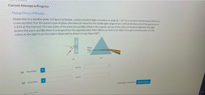 Solved Current Attempt in Progress Flying Circus of Physics | Chegg.com