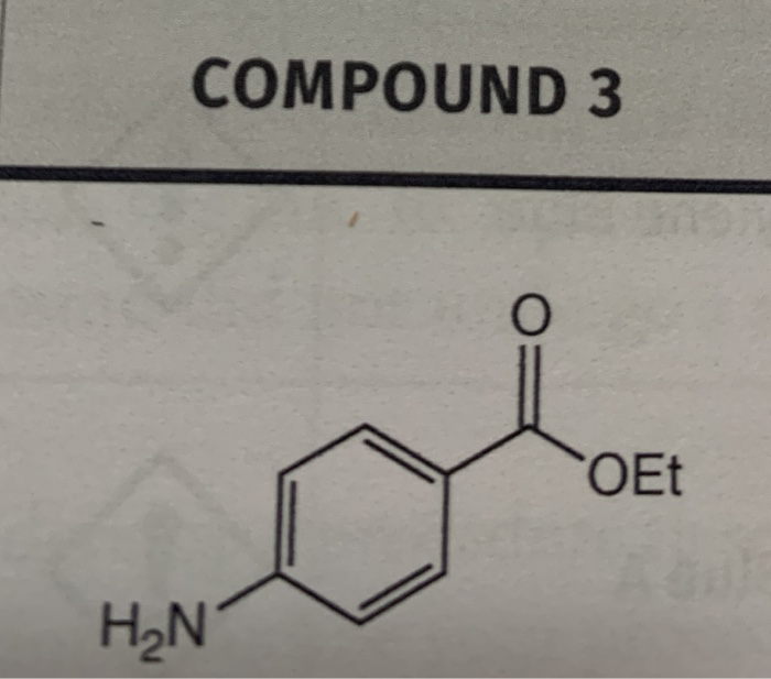 Solved COMPOUND 3 o OEt H N | Chegg.com