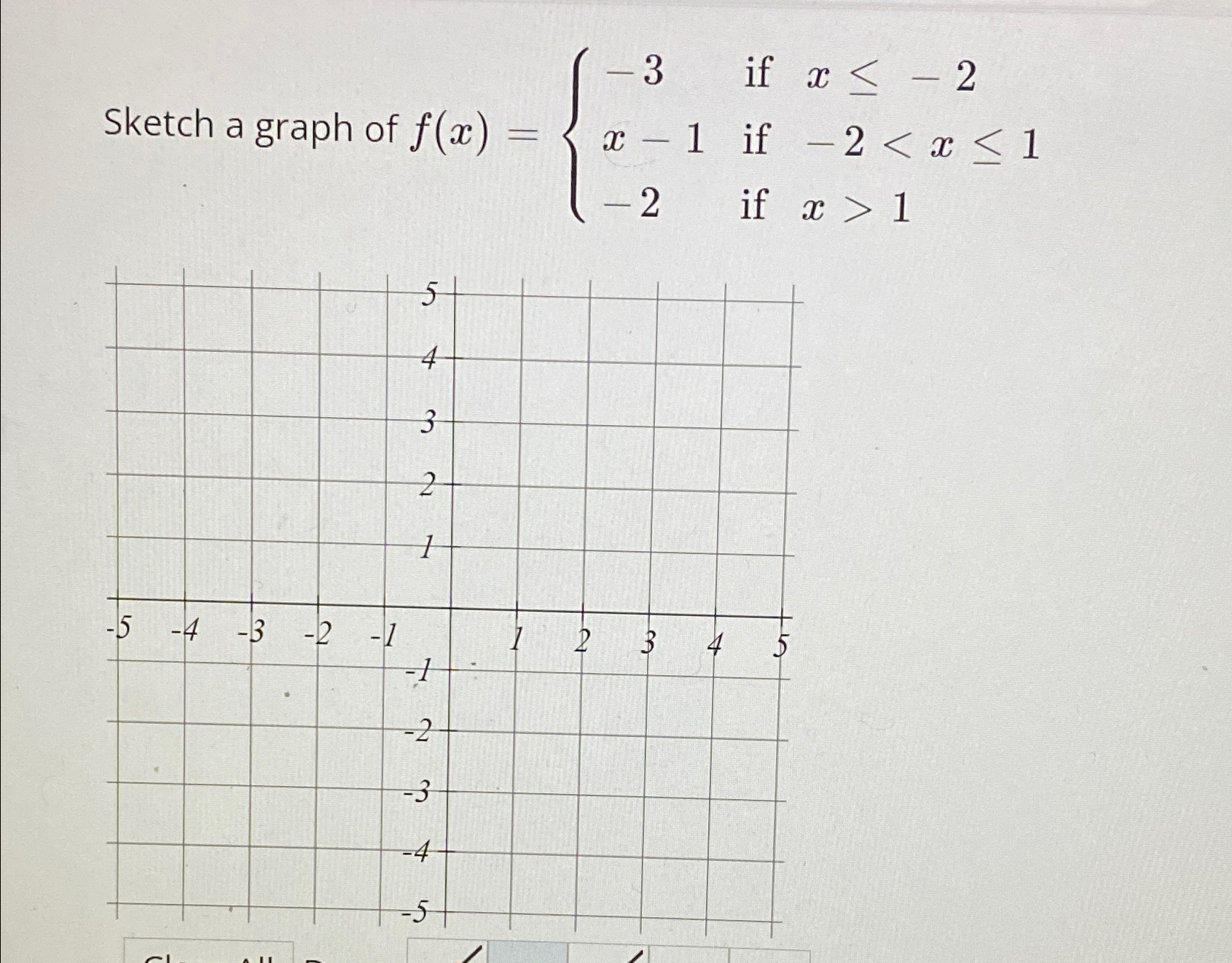 Solved Sketch a graph of | Chegg.com