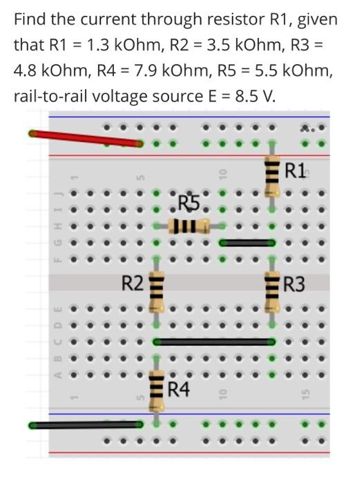 Find the current through resistor R1, given that R1 = | Chegg.com