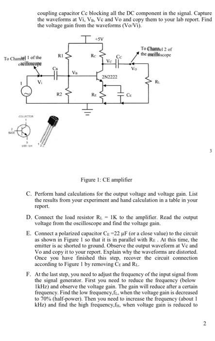 Solved Design of Single-Stage Amplifier Using NPN and PNP | Chegg.com