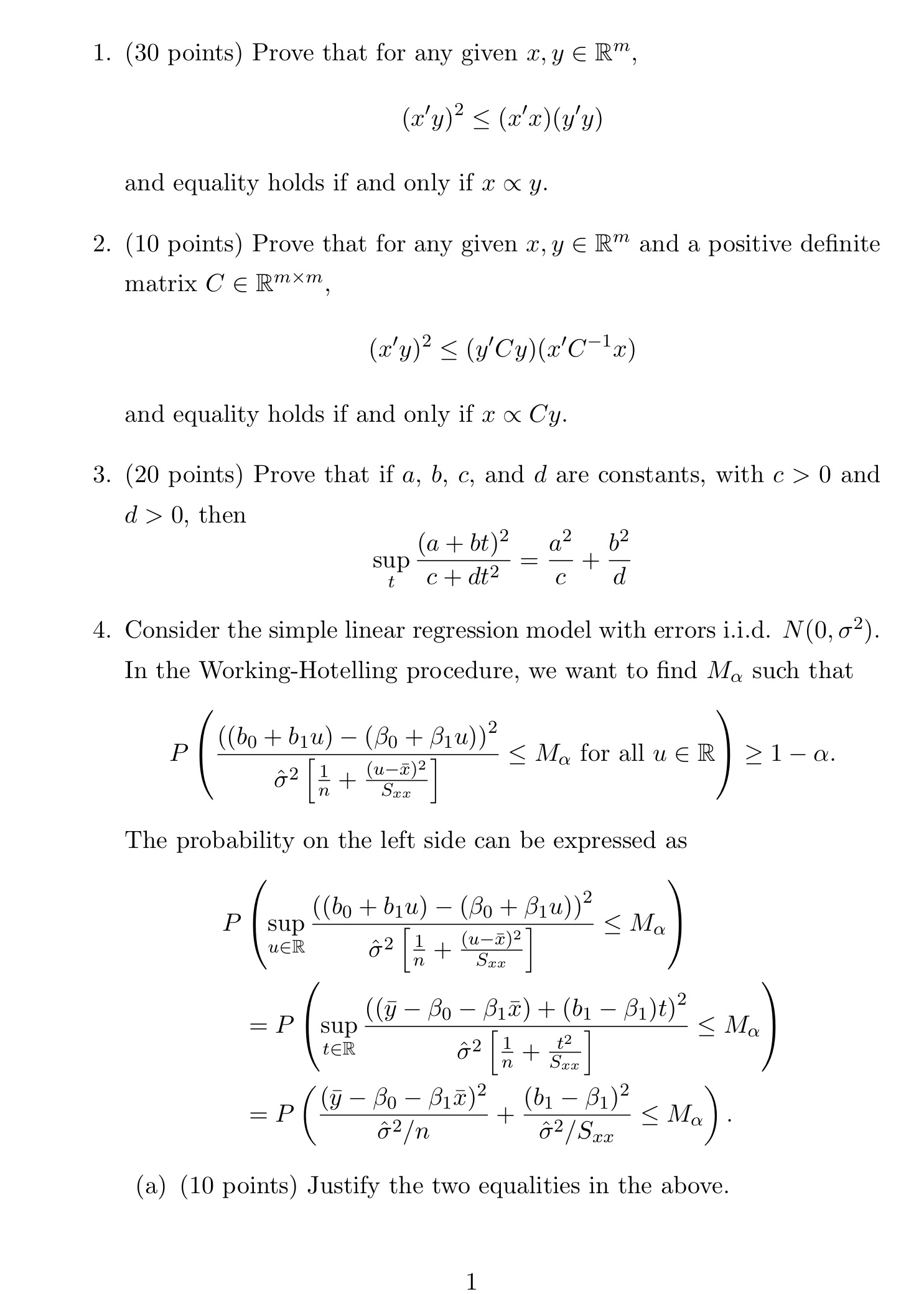 Solved 30 ﻿points ﻿prove That For Any Given 