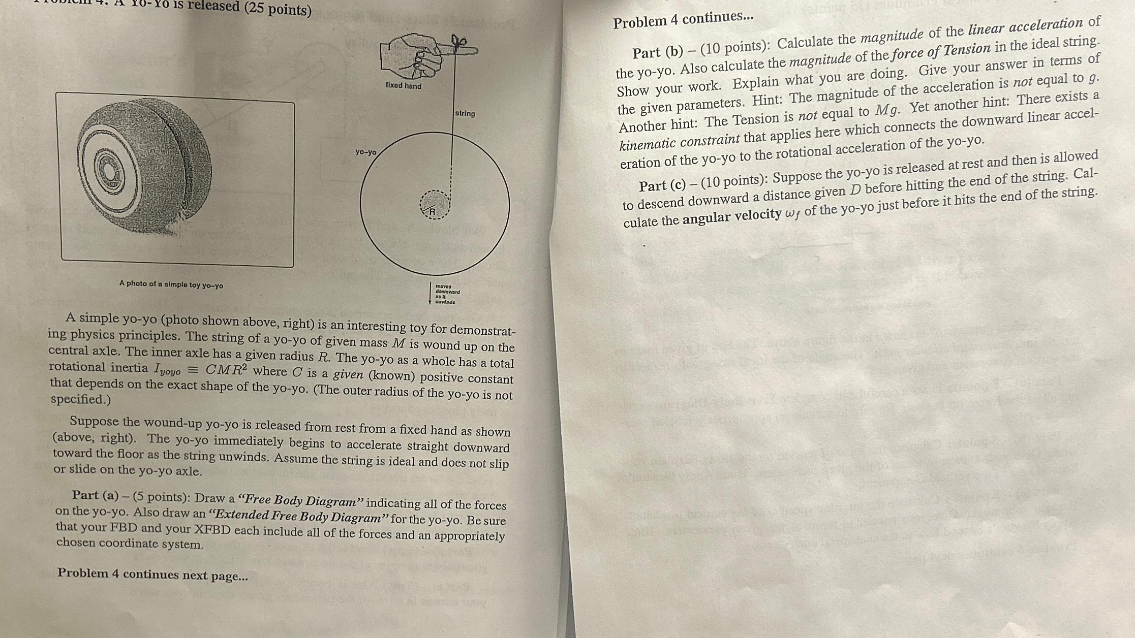 Solved Problem 4 ﻿continues...Part (b) - (10 ﻿points): | Chegg.com