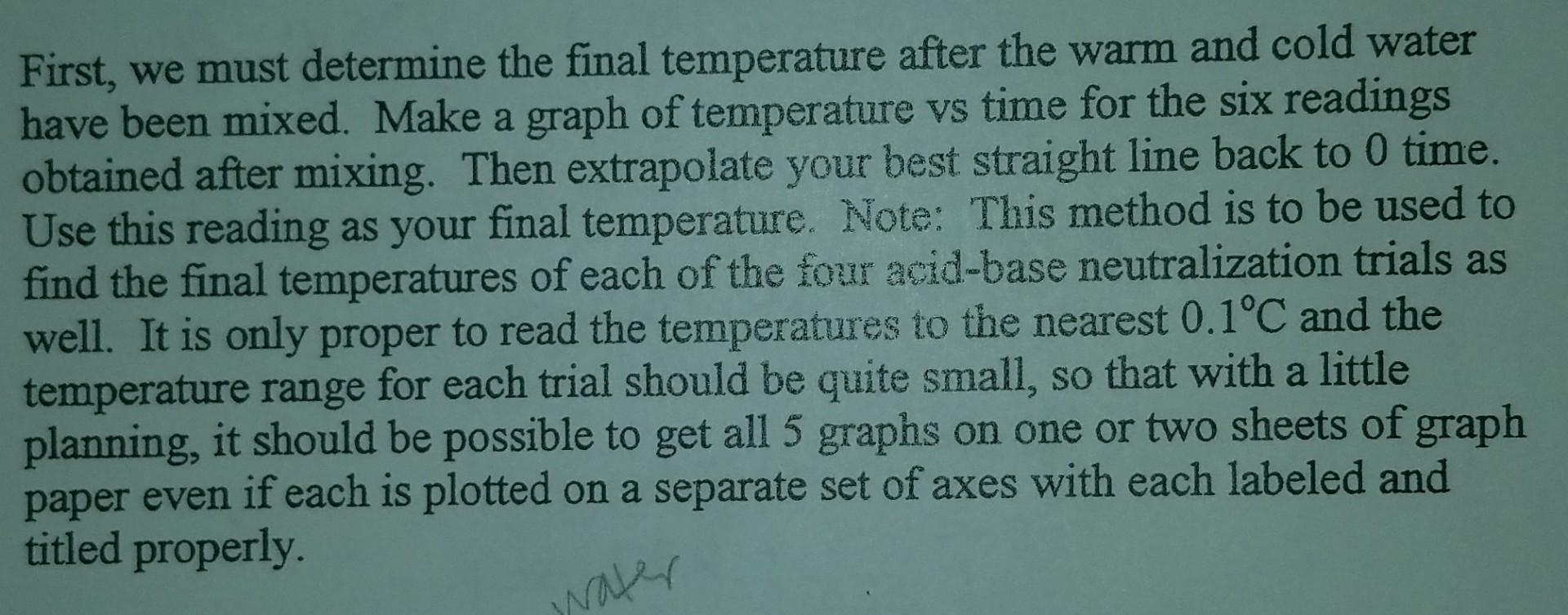 First, we must determine the final temperature after | Chegg.com