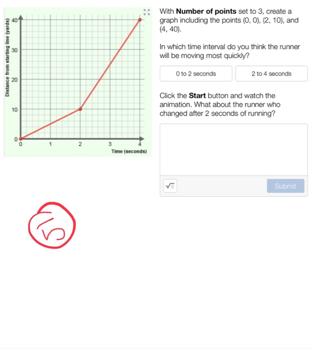 Gizmo Warm-up The Distance-Time Graphs Gizmo shows a | Chegg.com