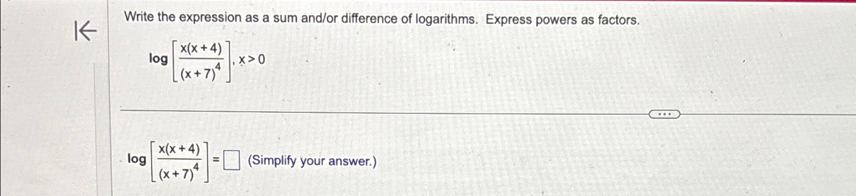 Solved Write the expression as a sum and/or difference of | Chegg.com