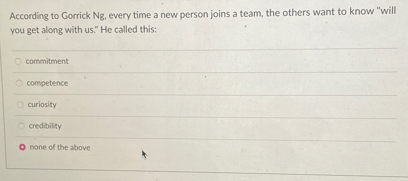 Solved According to Gorrick Ng, ﻿every time a new person | Chegg.com