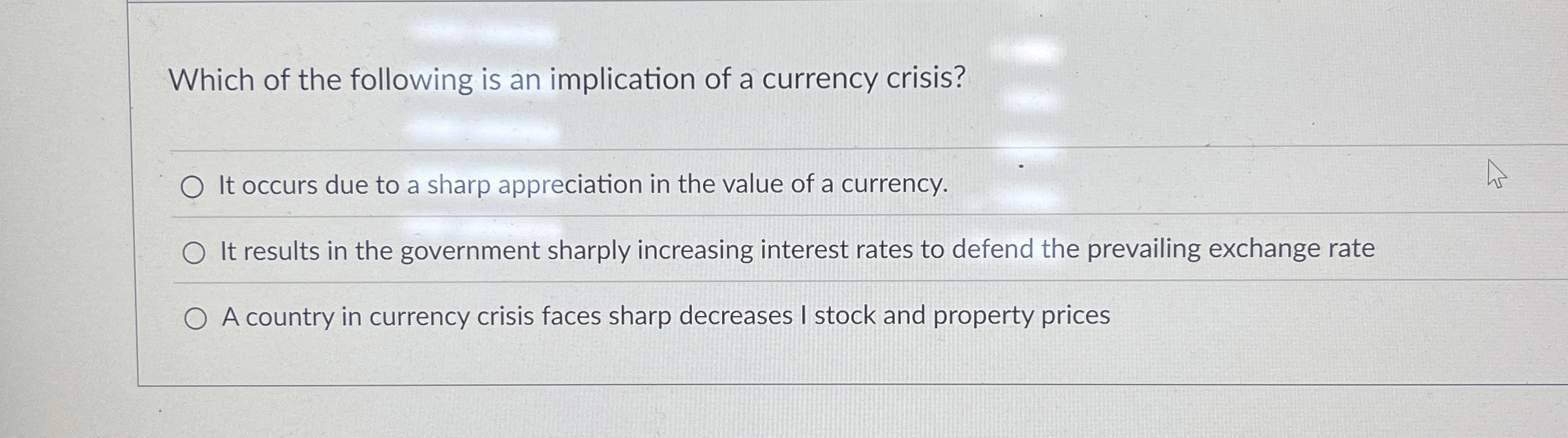 Solved Which of the following is an implication of a | Chegg.com