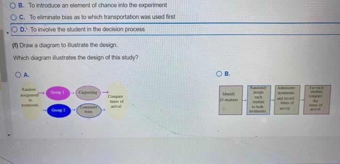 Solved A student wanted to compare two types of commuting | Chegg.com