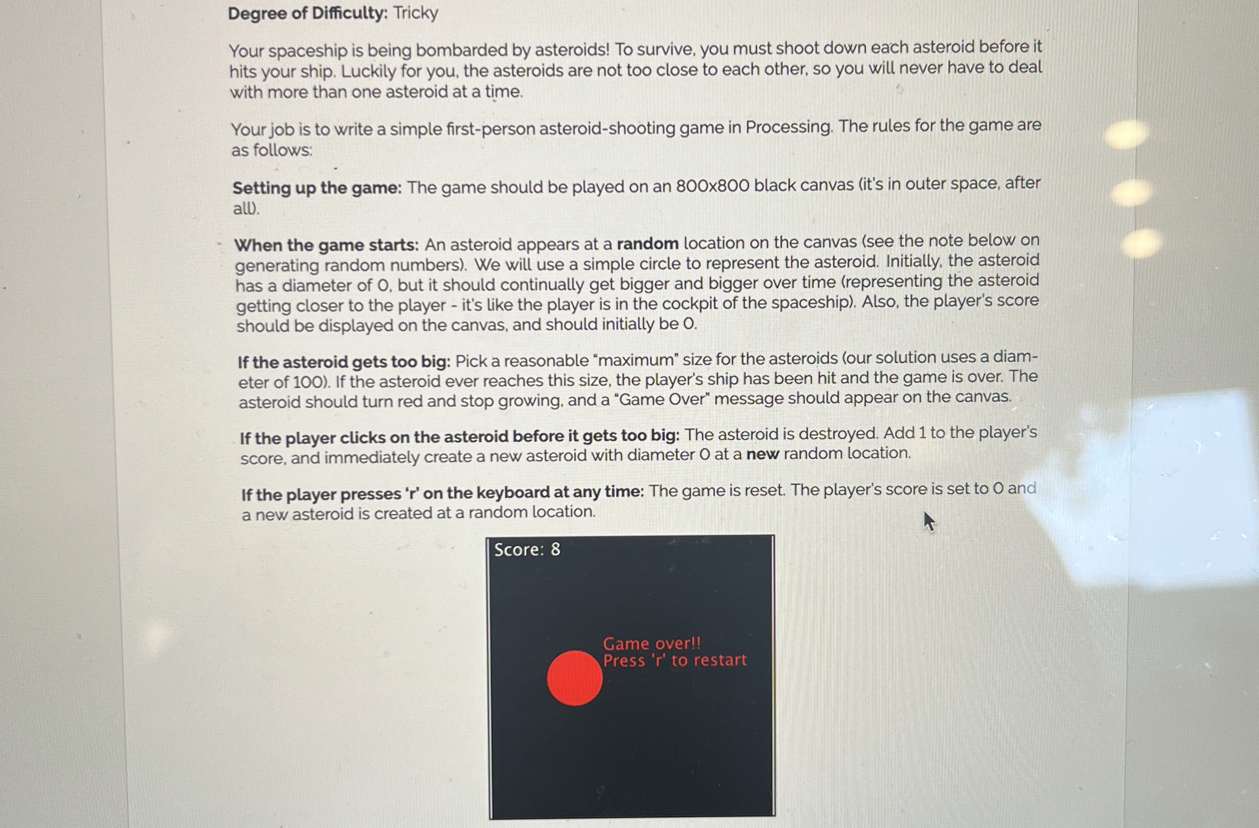 Solved Degree of Difficulty: TrickyYour spaceship is being | Chegg.com