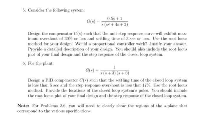 Solved 1 Write The Matlab Commands Tf And Zpk 1986