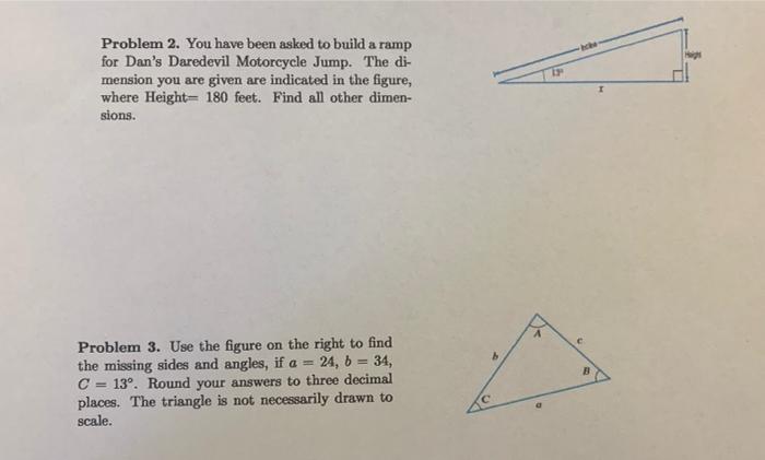 Solved Problem 2. You have been asked to build a ramp for | Chegg.com