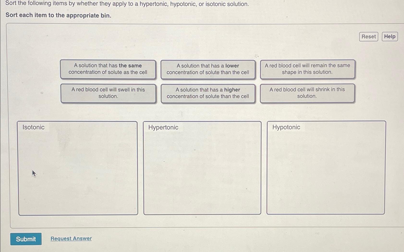 Solved Sort the following items by whether they apply to a | Chegg.com