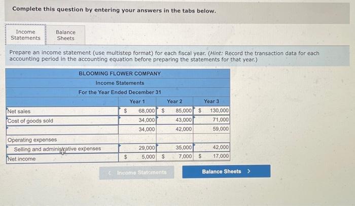 Solved Problem 4-24A (Static) Basic transactions for three | Chegg.com