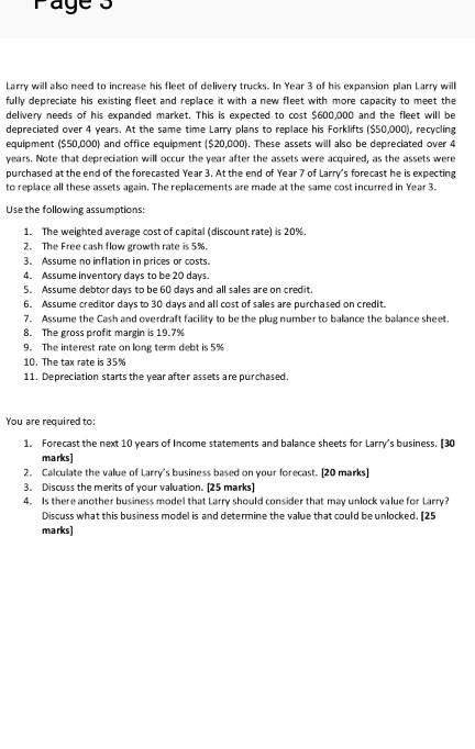 Solved Conquistador Beer Valuation Case Larry Gomez is the | Chegg.com