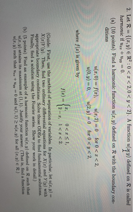 Solved 2. Let R = {(2,y) ERⓇ: 0