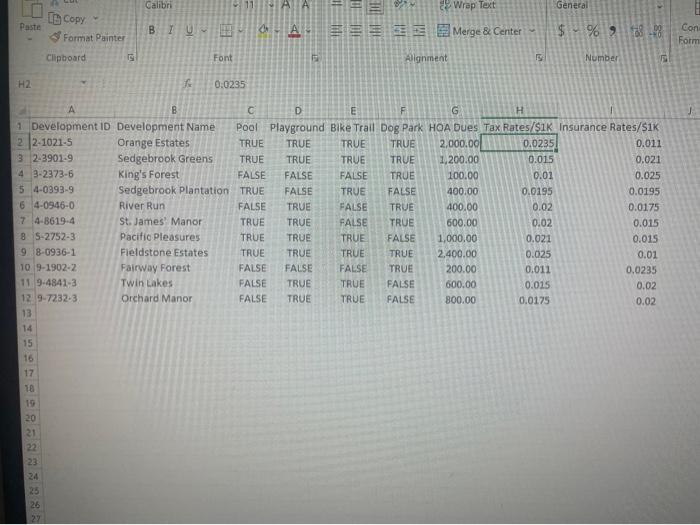 Solved m. Enter "Monthly Taxes" in cell S1. Enter a formula | Chegg.com