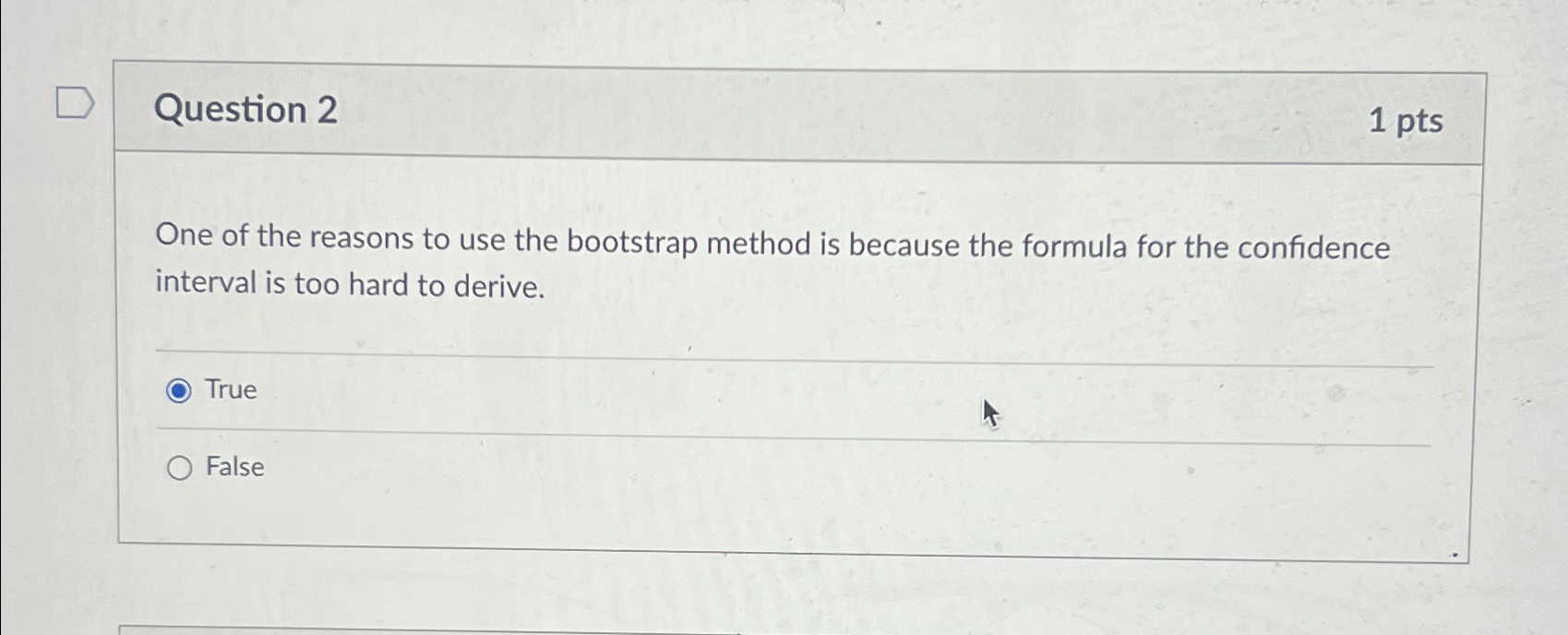 Solved Question 21ptsOne of the reasons to use the bootstrap | Chegg.com