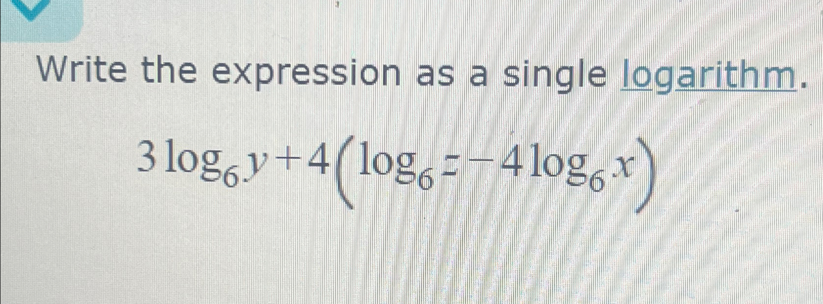Solved Write the expression as a single | Chegg.com