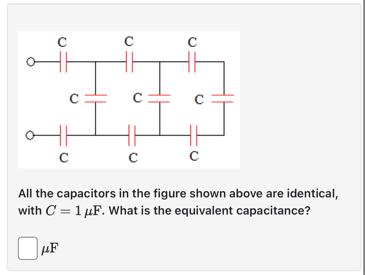 Solved All the capacitors in the figure shown above are | Chegg.com