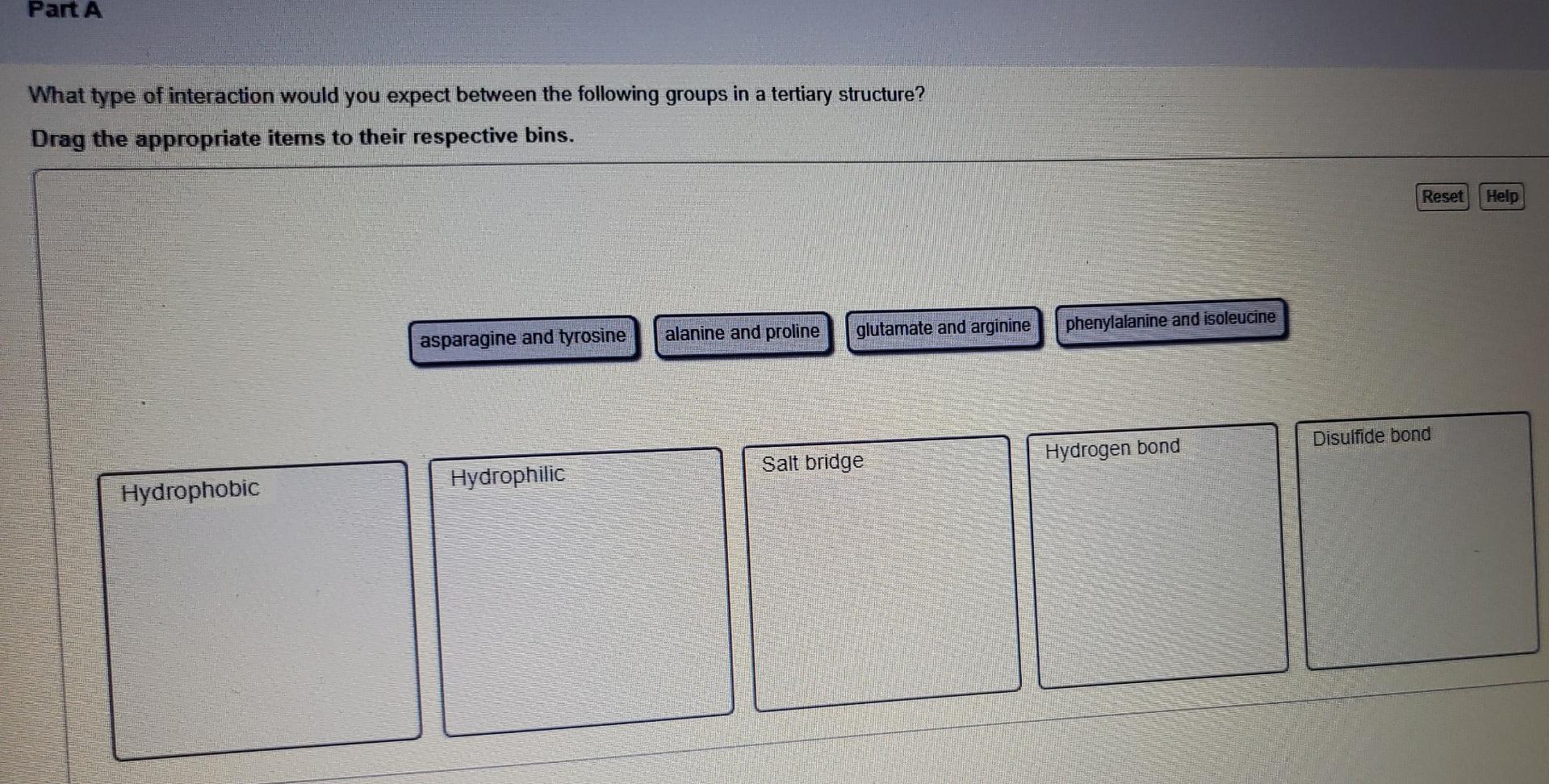 Solved Part A What type of interaction would you expect | Chegg.com